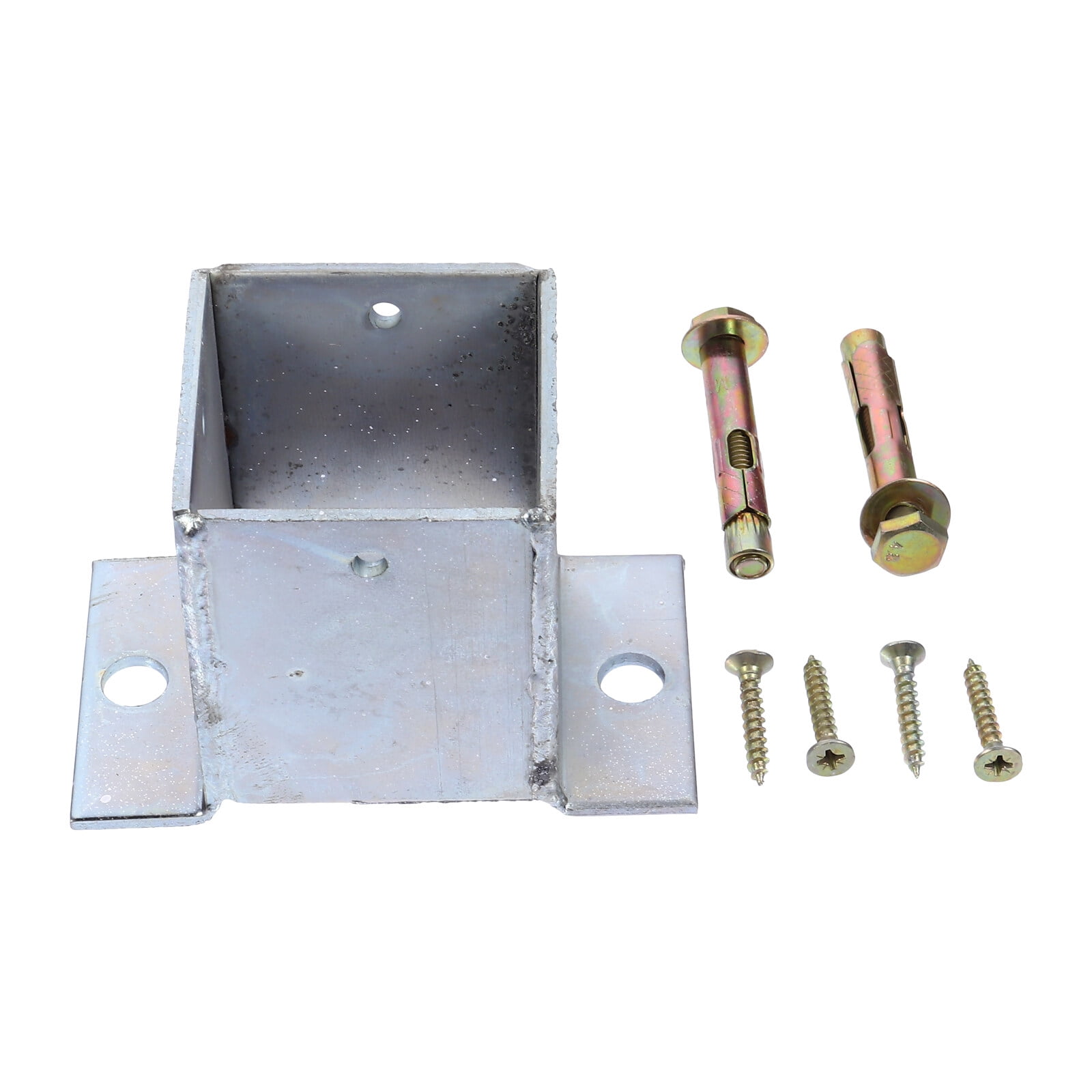 Wood Fence Post Base Brackets Heavy Duty Steel Anchor Support for ...