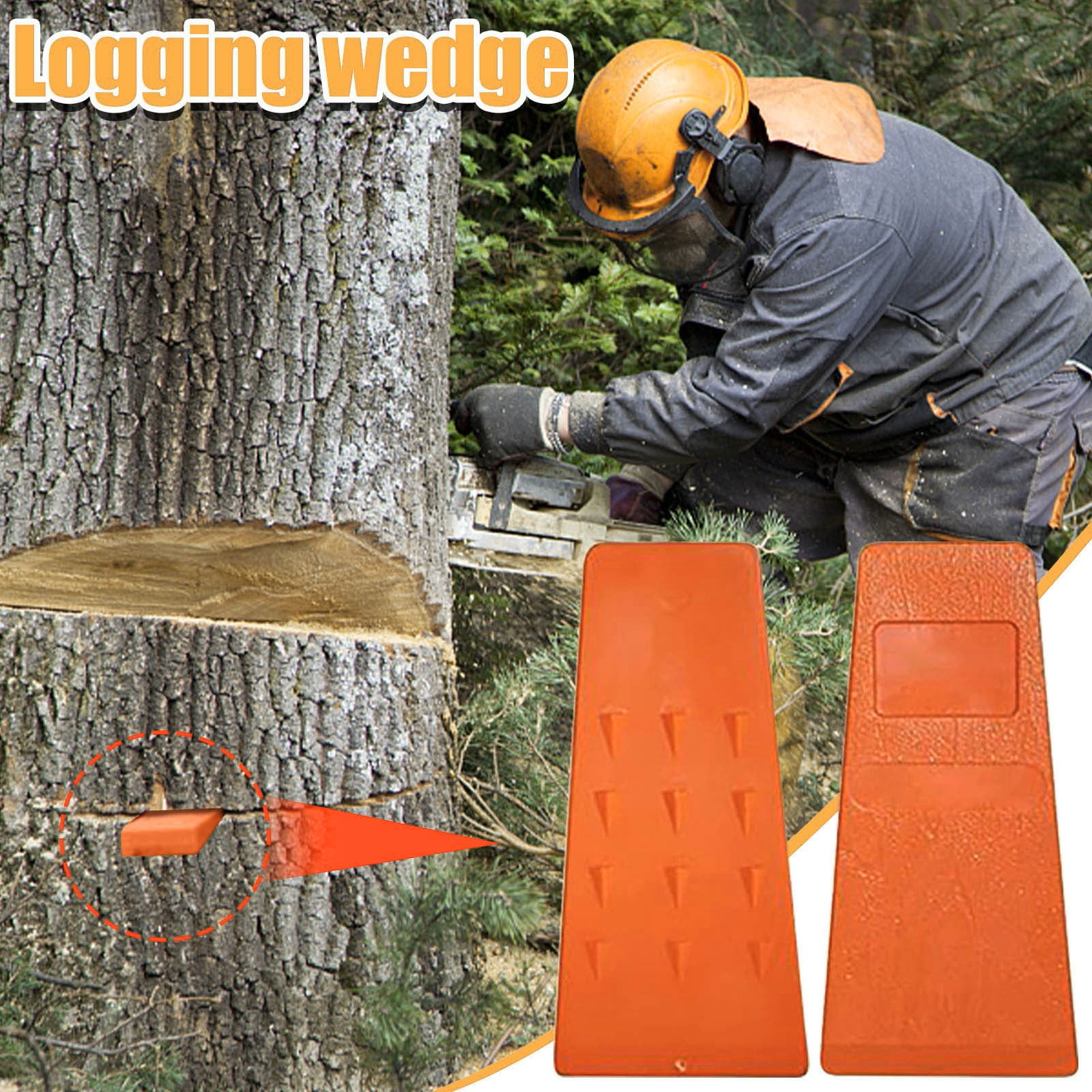 Wood Field -5-Inch Logging Wedge Chain Saw Logging Supplies Set Of 1 ...