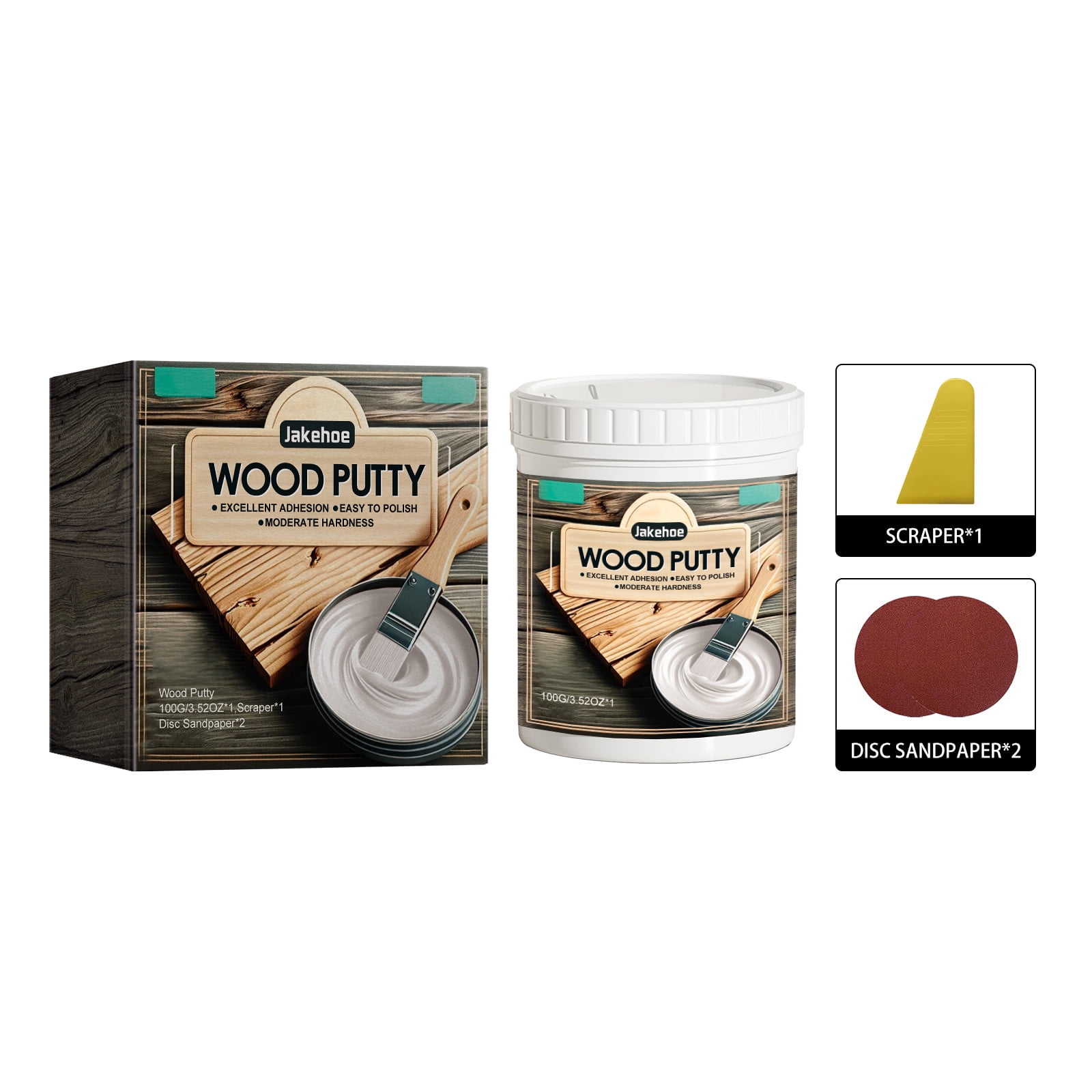 Wood Filler Wood Furniture Floor Repair Paste Desk Cabinet Scratch ...