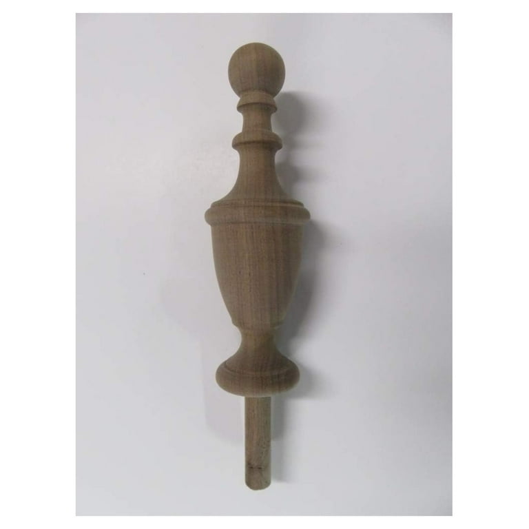 Poster Bed Finials Replacement Protectyte 5.5 In. X 5.5 In. Mahogany