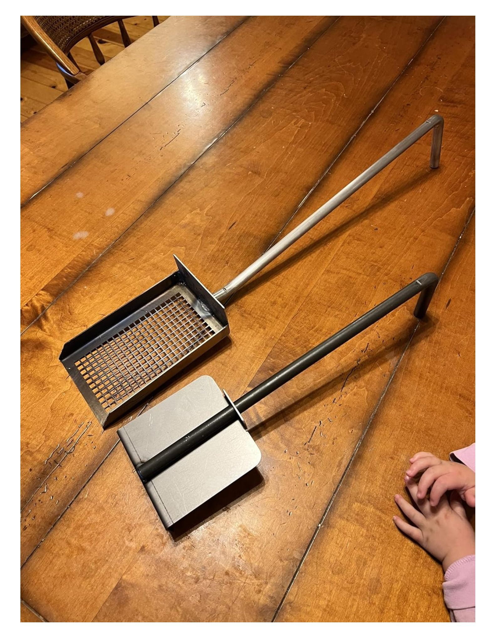 Wood Fire Ember Sifter and Scraper | Coal Saver and Separator | Made in ...