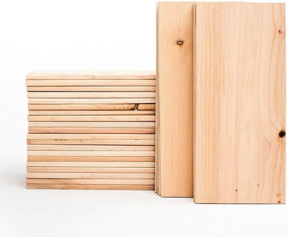 Wood Fire Grilling Co. Maple Grilling Planks - 5x11 30 Pack for Pork ...