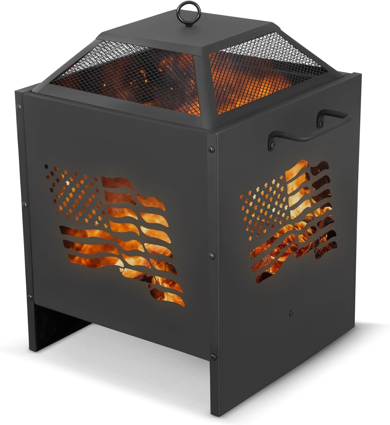 Wood Fire Pit 21 Inches | Fire Pits & Outdoor Fireplaces Outdoor ...