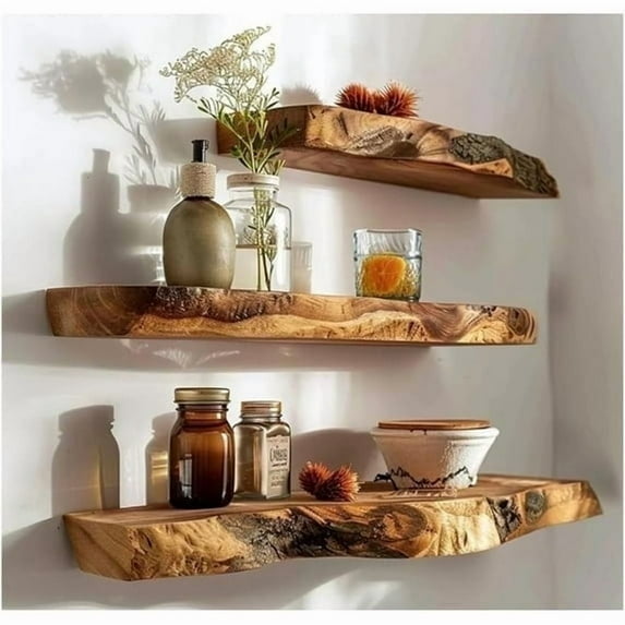 Floating Shelves for Wall, Bathroom Shelves Wall Mounted for Kitchen ...