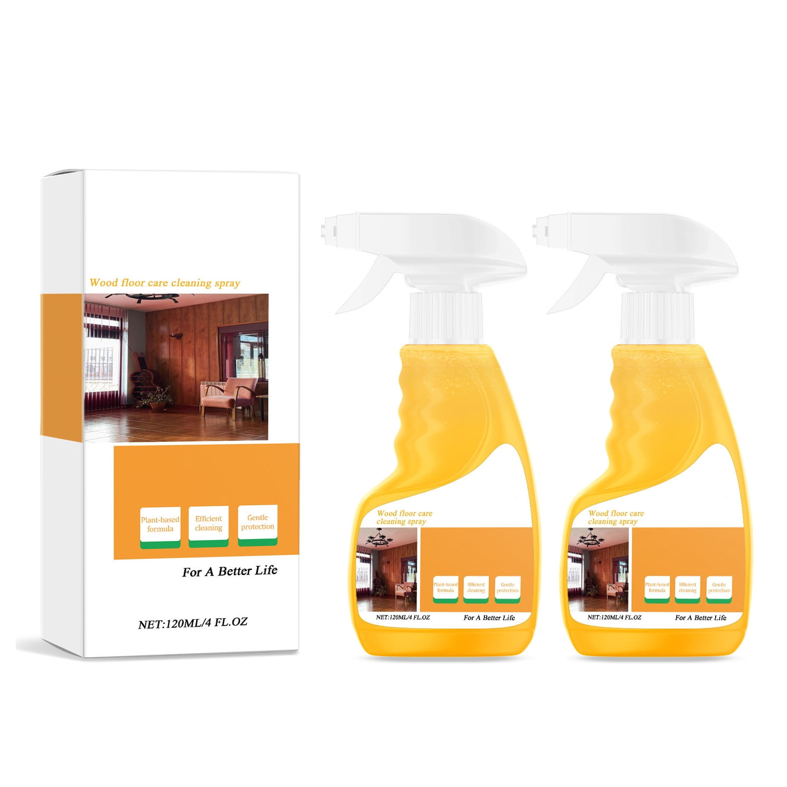Wood Floor Care Cleaning Spray, Floor Wax Polishing Spray, Enhance ...