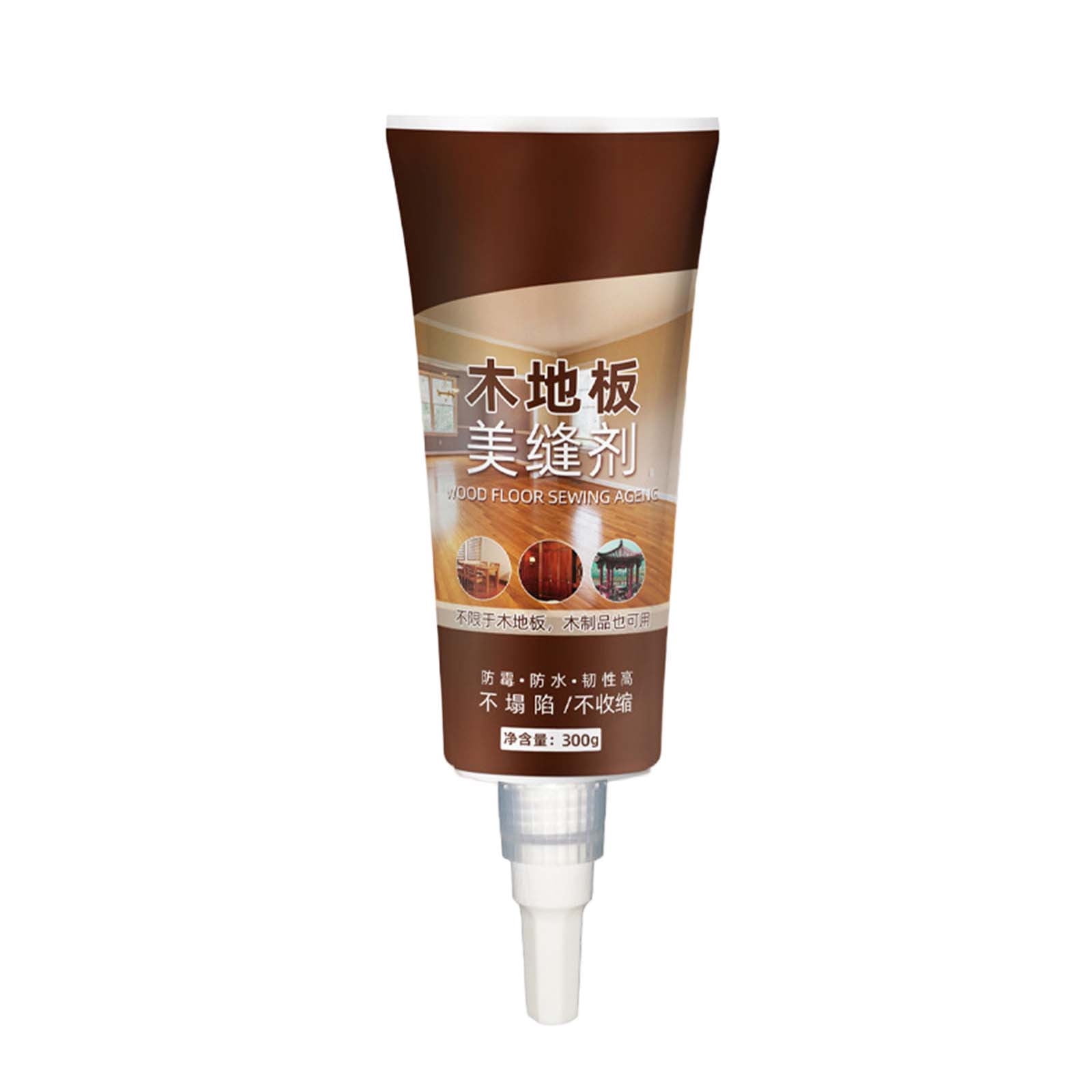 Wood Floor Gap Filler and Waterproof Sealant - 300g Beautiful Stitching Solution for Wooden ...