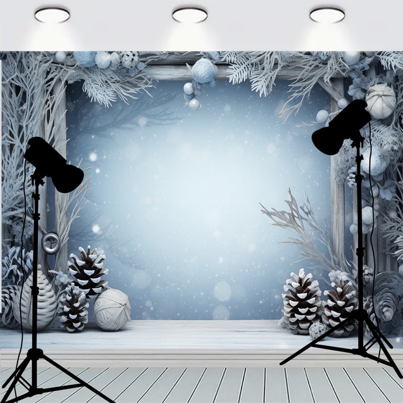 Wood Floor Window Background Christmas Day Fireplace Living Room ration ...