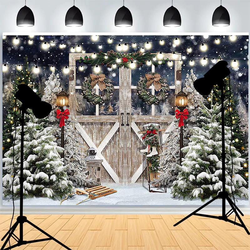 Wood Floor Window Background Christmas Day Fireplace Living Room ration ...