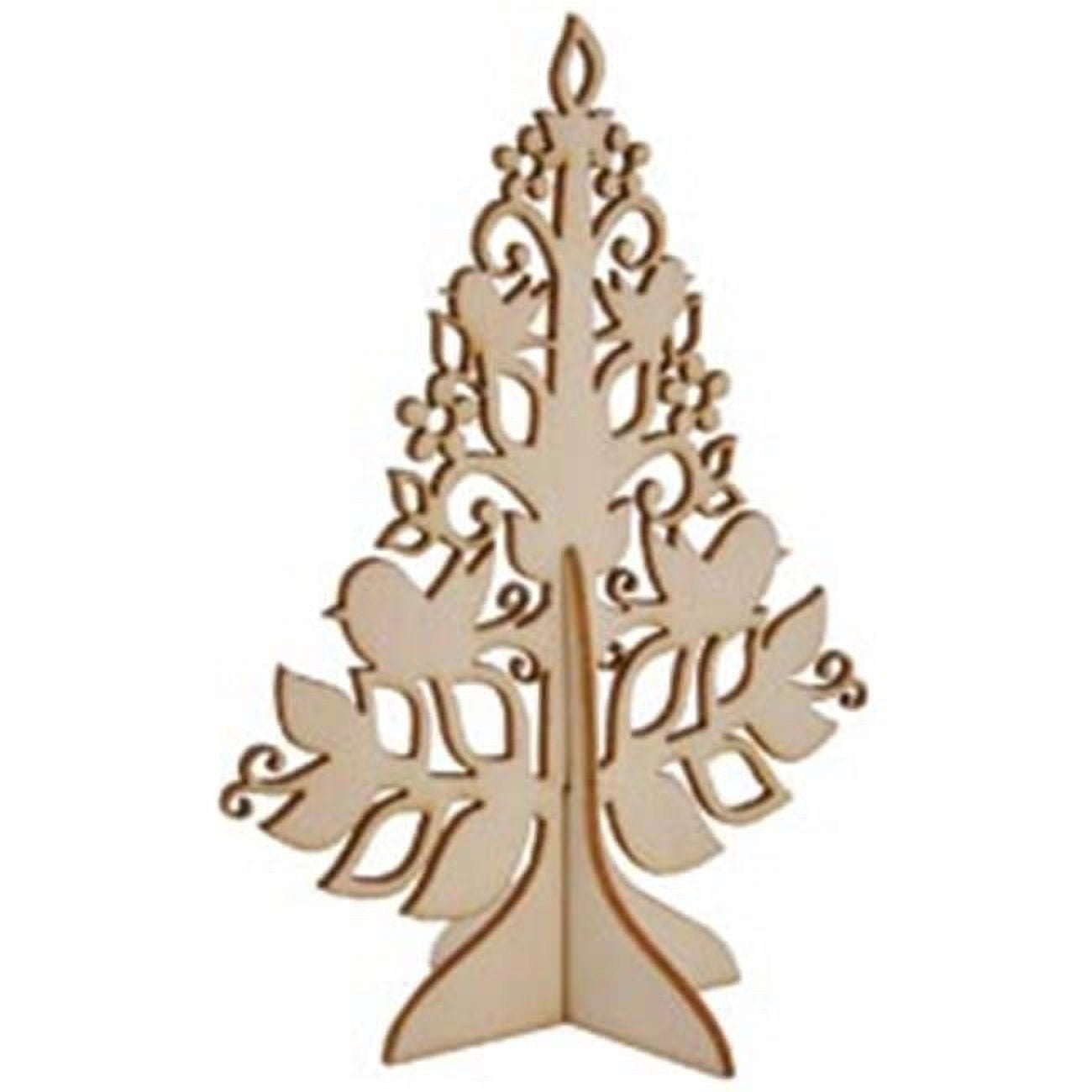 Wood Flourishes-Small Stand-Up Tree 4.75" - Walmart.com