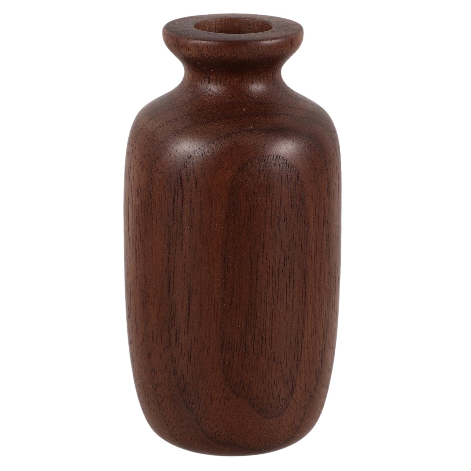 Small Wooden Flower Vase for Home Decoration 2pcs Set - Walmart.com
