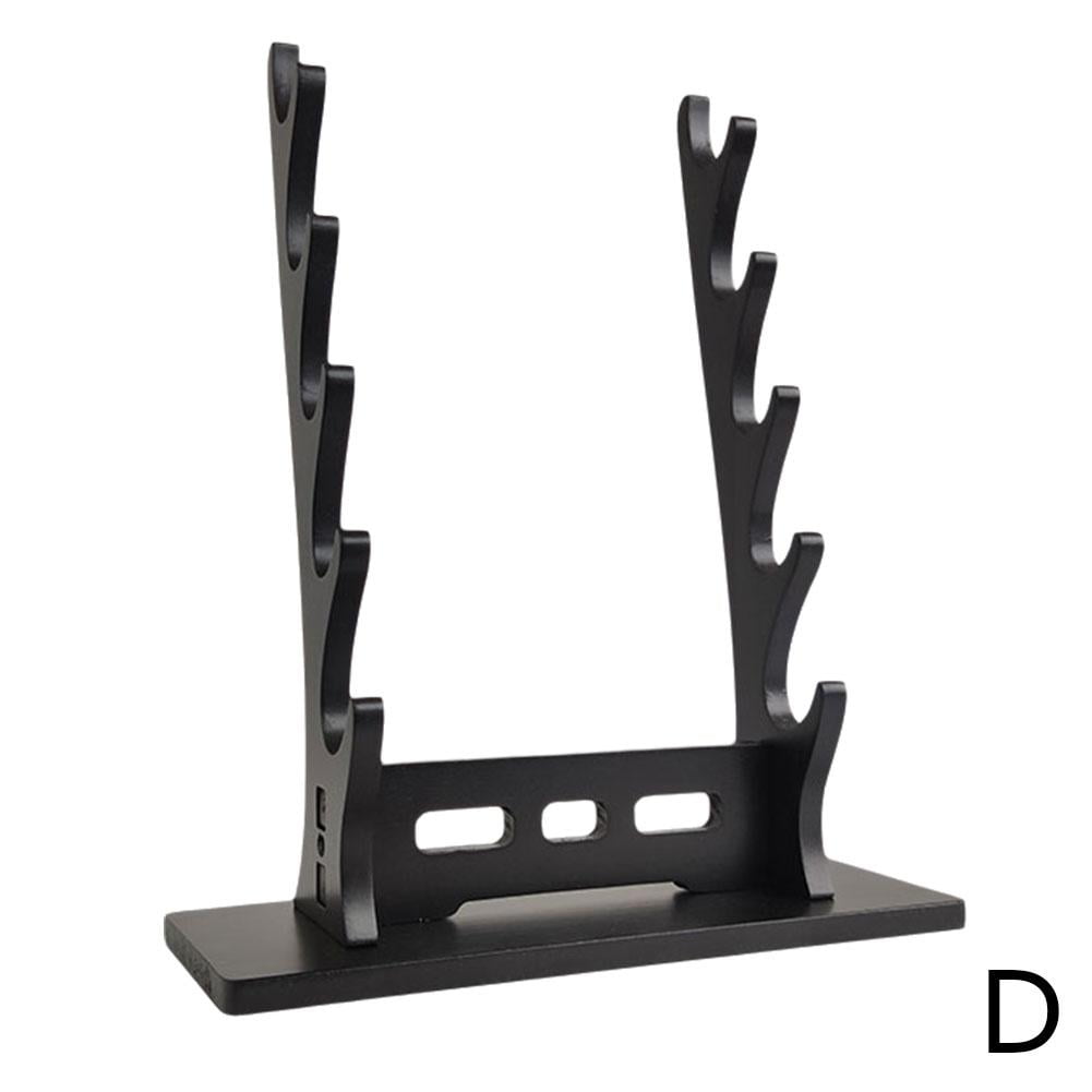 Wood Flute Stand, Flute Sword Display Stand Wooden Desktop Holder,Multi ...