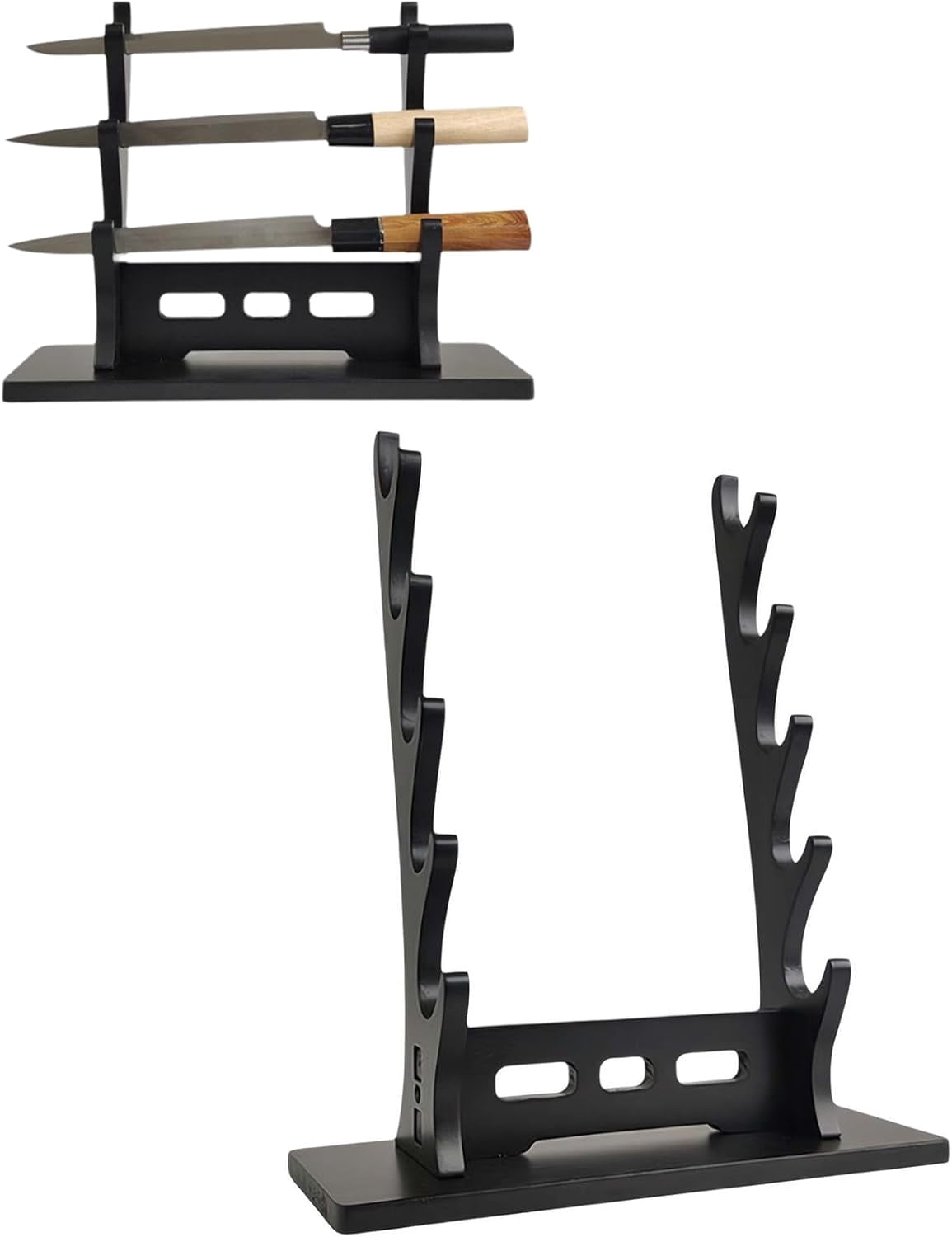 Wood Flute Stand,Flute Sword Display Stand Wooden Desktop Holder ...
