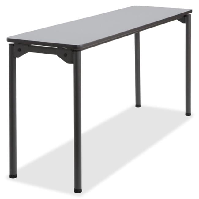 Wood Folding Table 18 in. x 60 in. Gray - Walmart.com