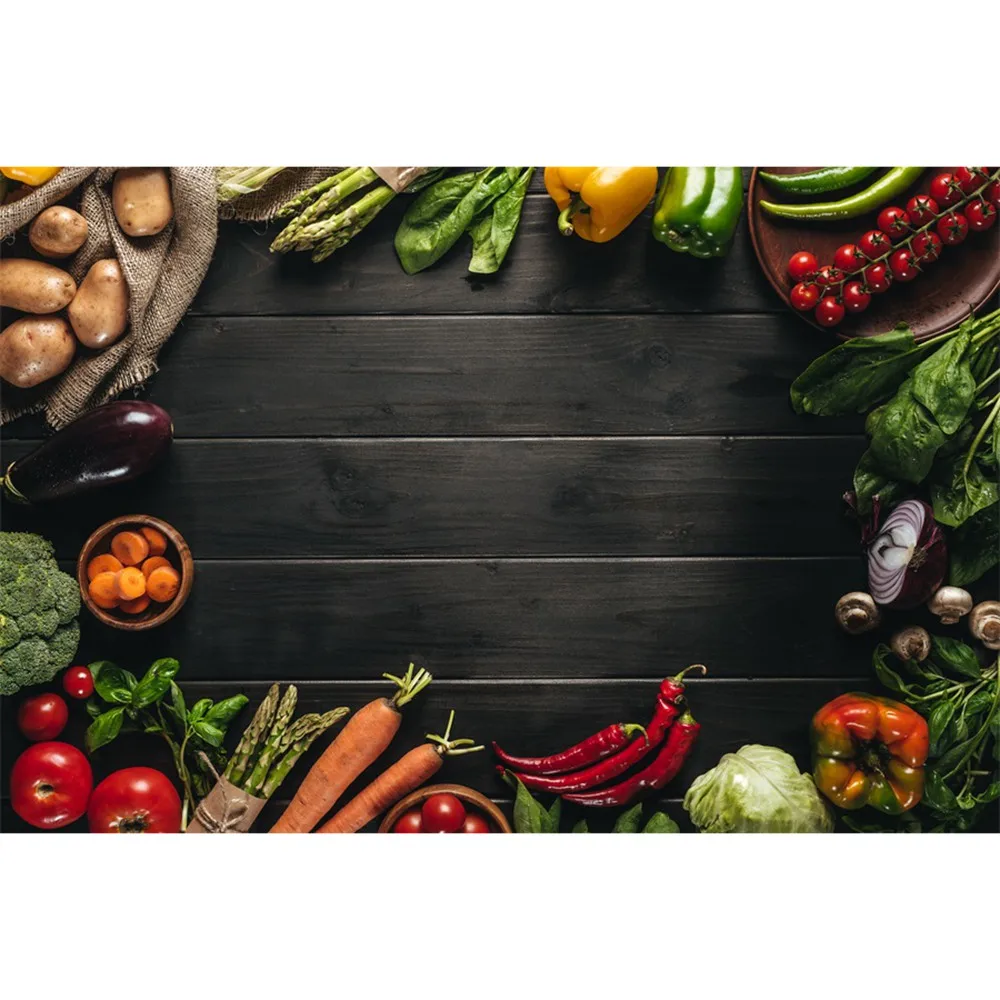 Wood Food Fruits r Photography Wallpaper Backdrops Wood Kitch Props ...