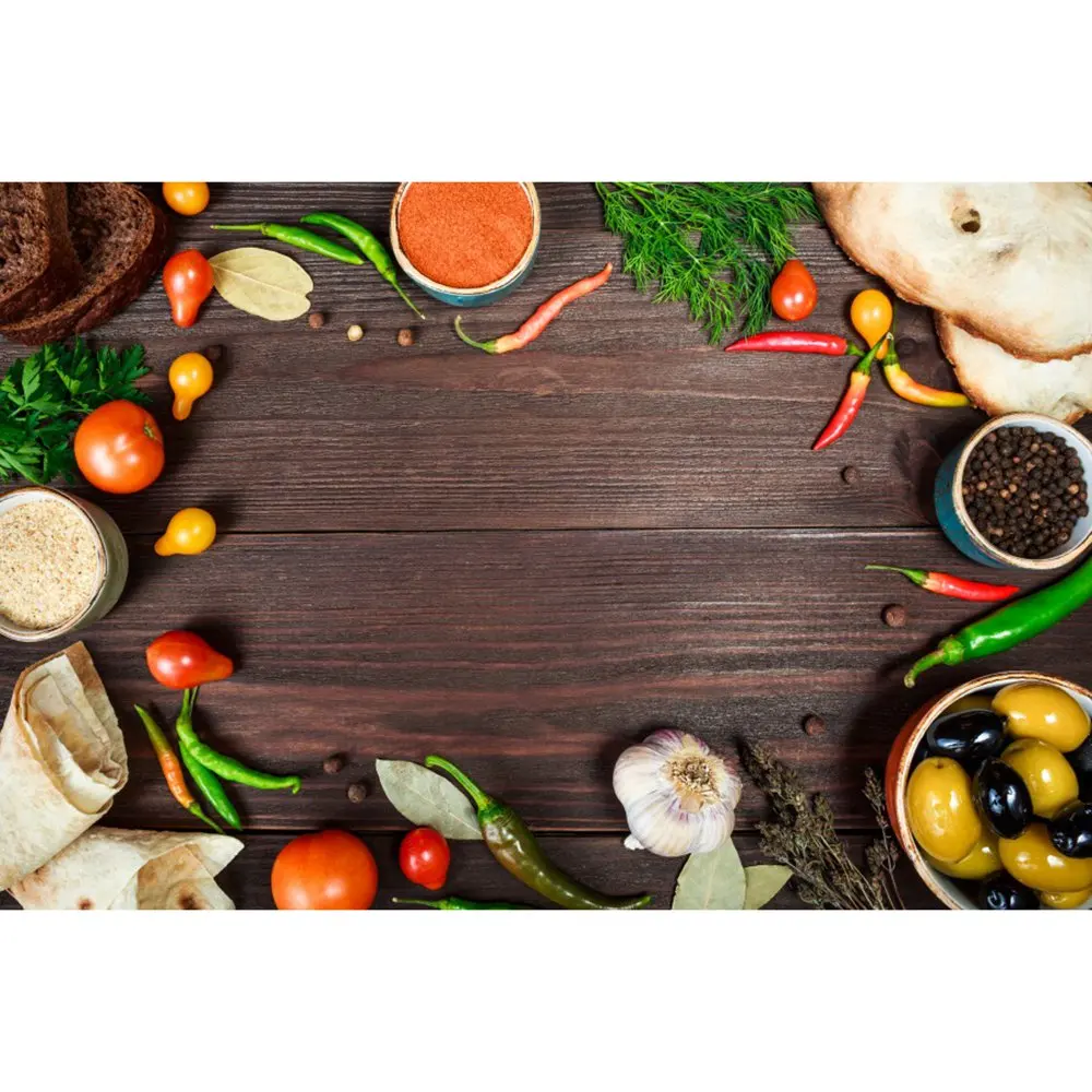 Wood Food Fruits r Photography Wallpaper Backdrops Wood Kitch Props ...