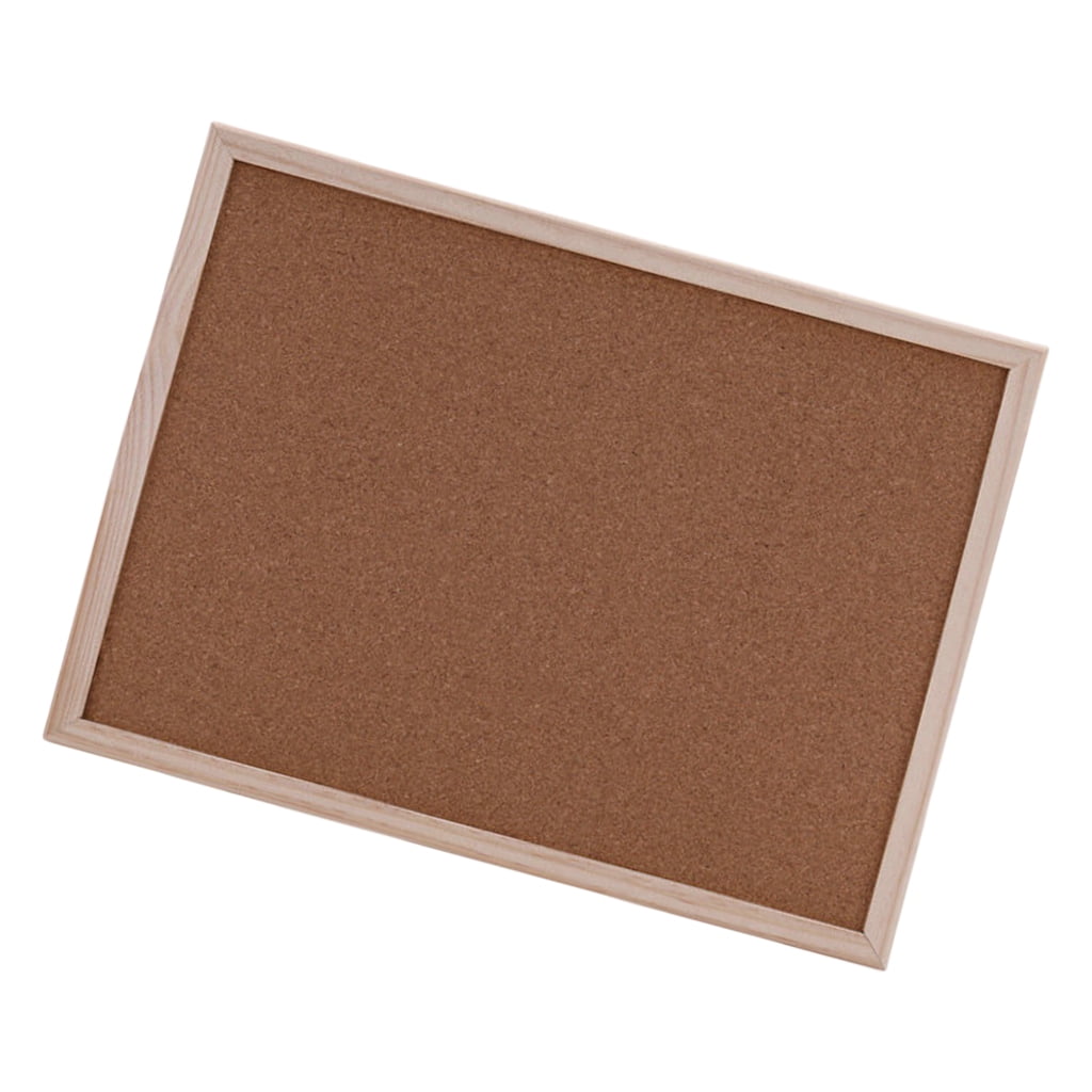 Wood Frame Corkboard Decorative Pin Board Cork Notice Board Cork ...