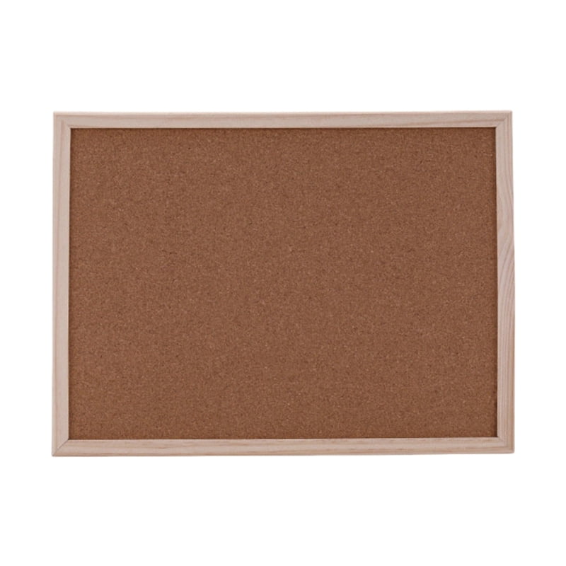 Wood Frame Corkboard Notice Board Decorative Pin Board for Office ...