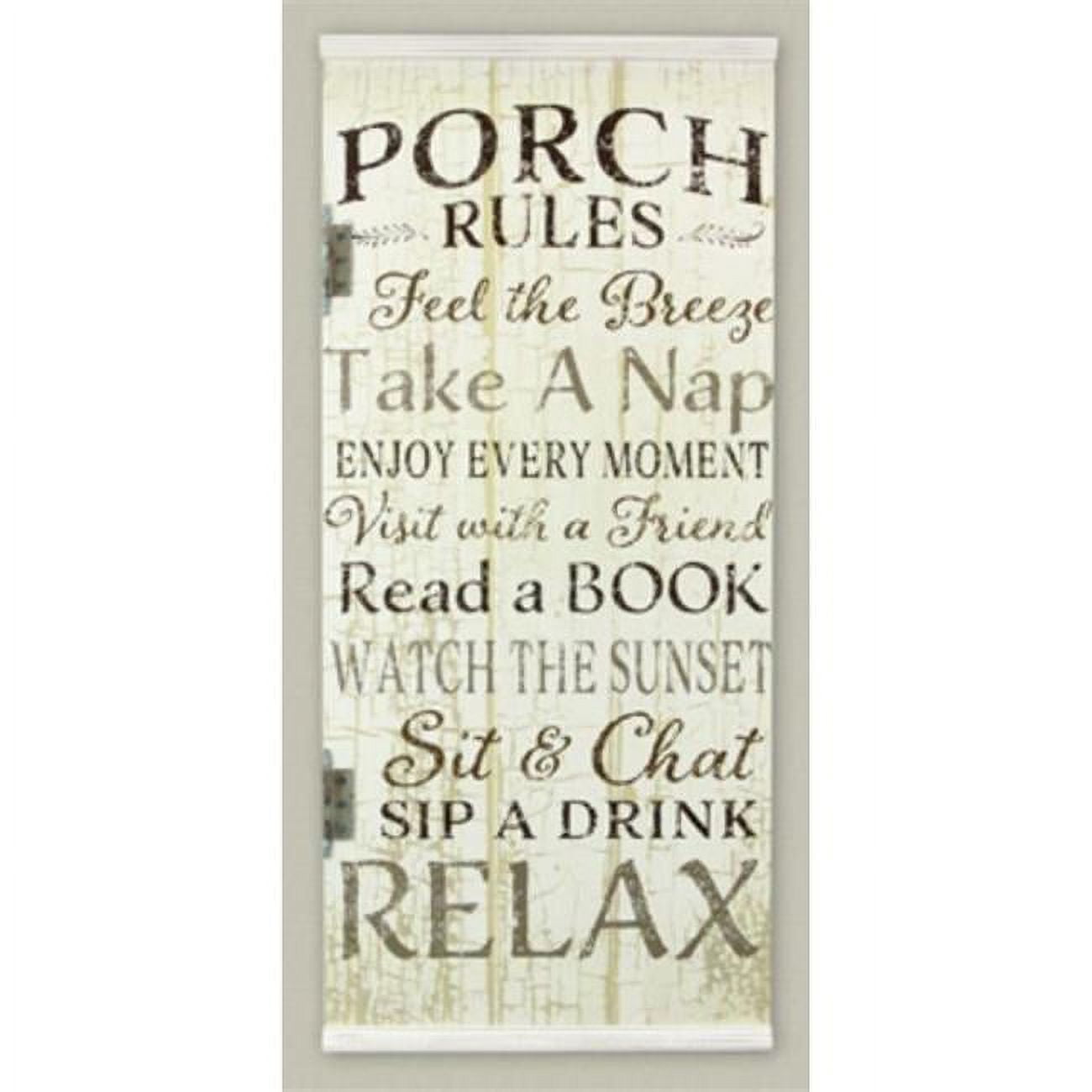 Wood Front Porch Rules Sign - Walmart.com