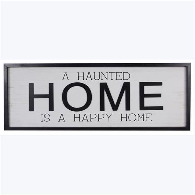 Wood Fun & Freaky Haunted Home Wall Sign - Walmart.com