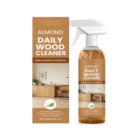 Wood Furniture Cleaner Spray, 120Ml Bottle With Gentle Formula, Quick ...
