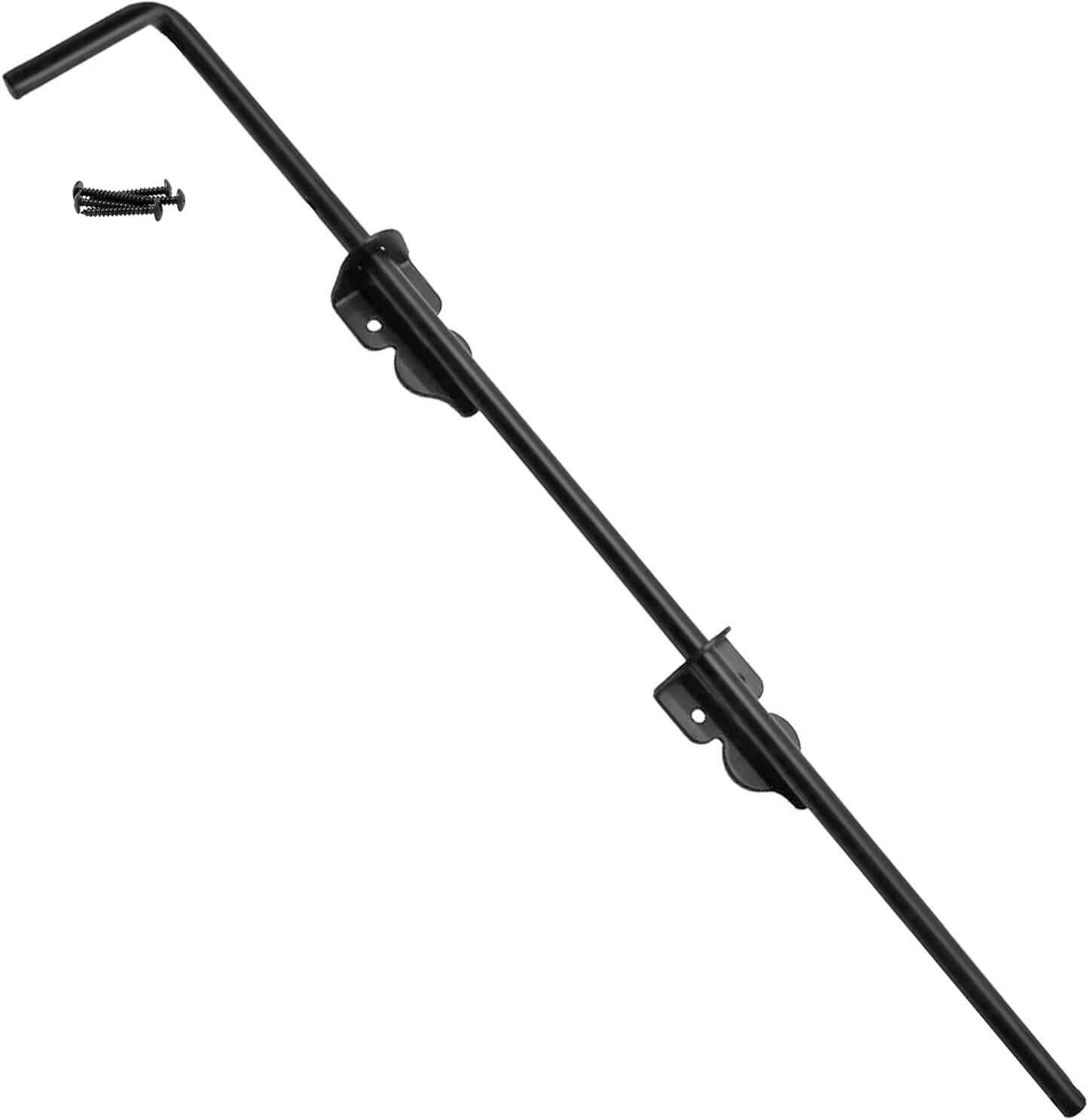 Wood Gate Drop Rod (AKA Cane Bolt, Drop Pin) - 24" Wood Fence Gate Rod ...