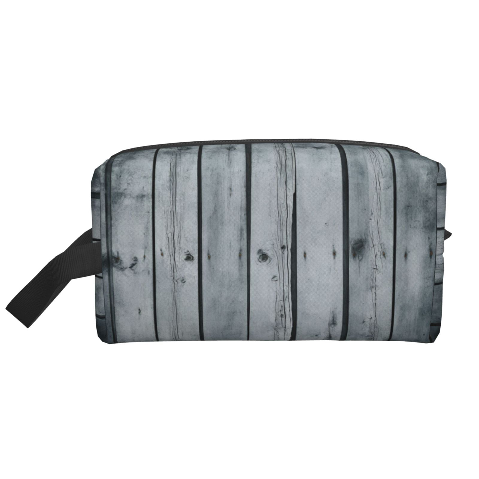 Wood Grain Background Travel Hanging Toiletry Bag For Men Women Water ...