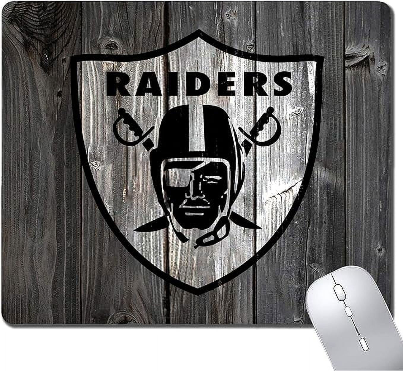 Wood Grain Design Sports Mouse Pad, Non-Slip Rubber Base Mousepad for ...