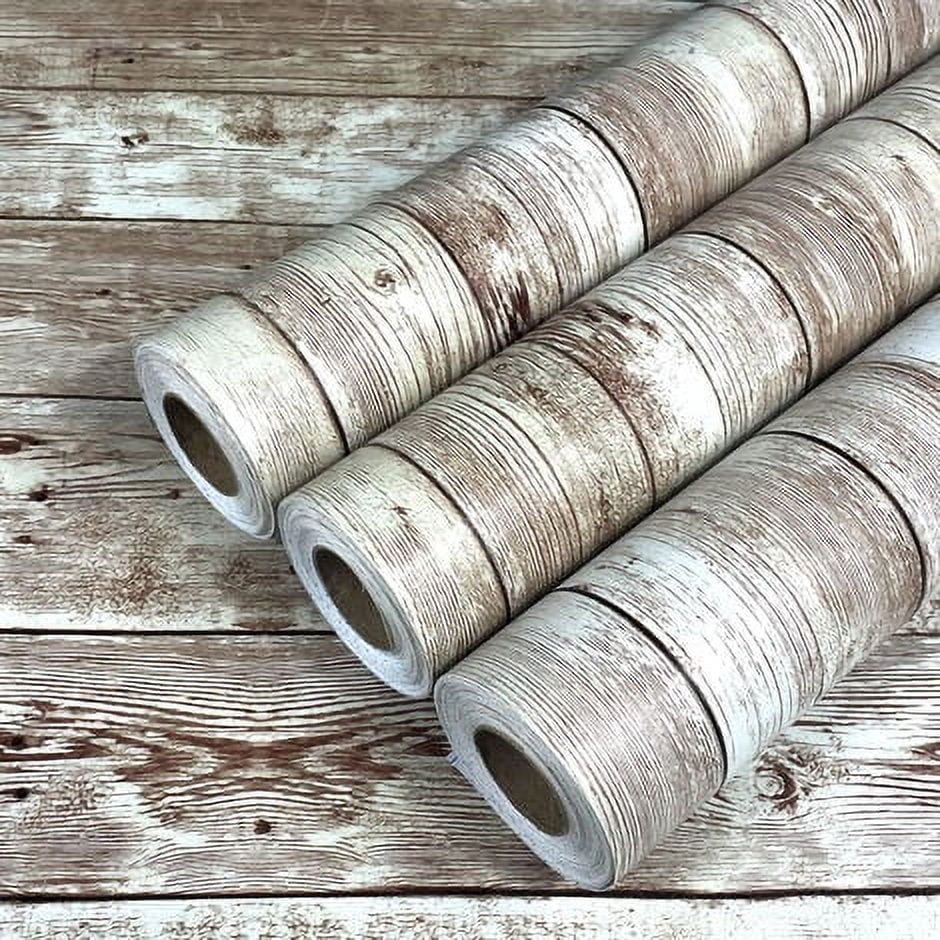 Wood Grain Effect Wallpaper Vintage Contact Paper Self Adhesive Vinyl ...