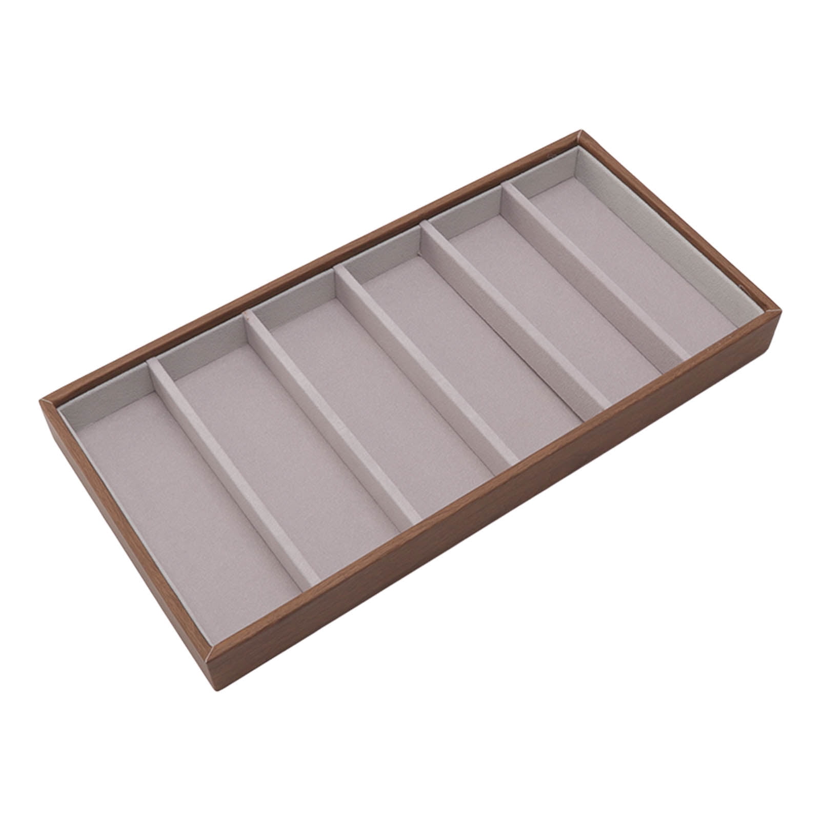 Wood Grain Eyeglass Display, Space Saving Tray Stores 6 Pairs Of ...