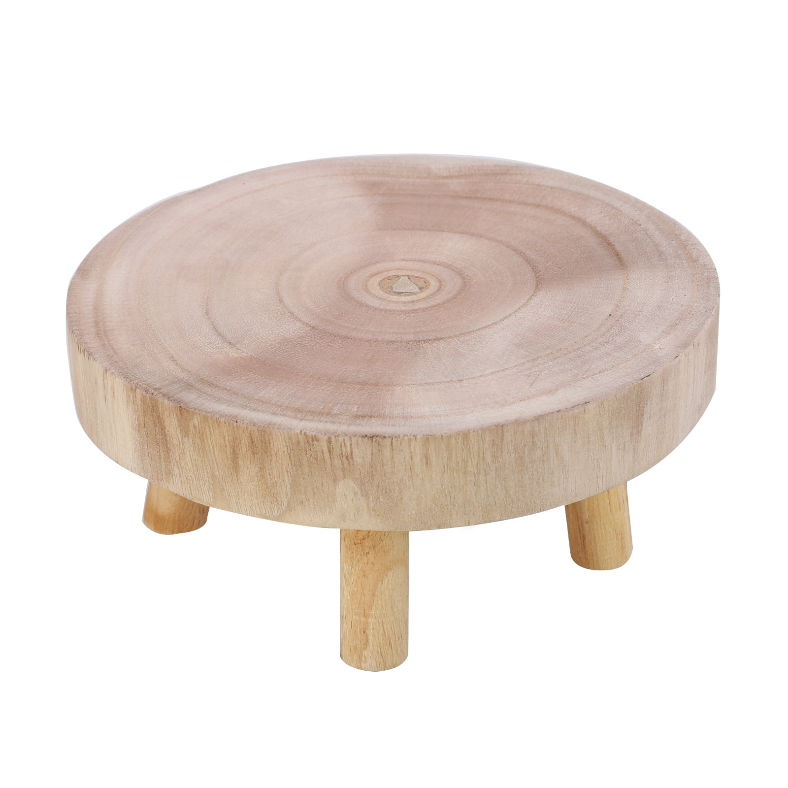 Wood Grain Garden Plant Pot Riser Flower Display Holder Flower Pot Rack ...