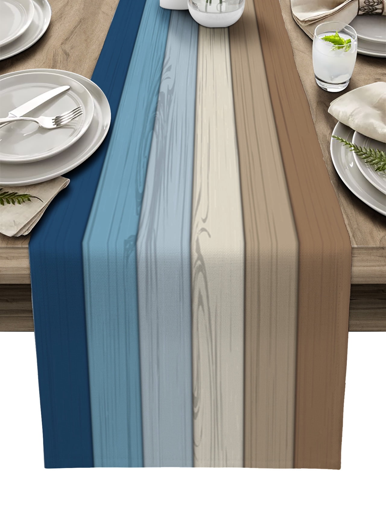 Retro Wood Grain Green Luxury Wedding rations Home Party Tablecloth ...