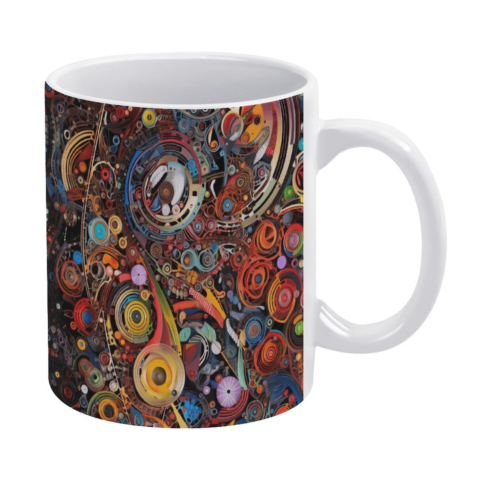 Wood Grain Particles Fun Mugs Are Suitable As Birthday Gifts for ...