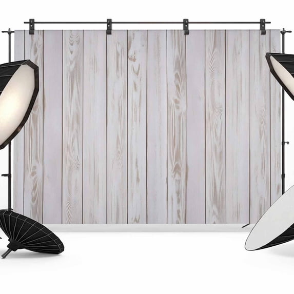 Wood Grain Photography Backdrop 8x6FT, White Wood Texture Simple Style ...