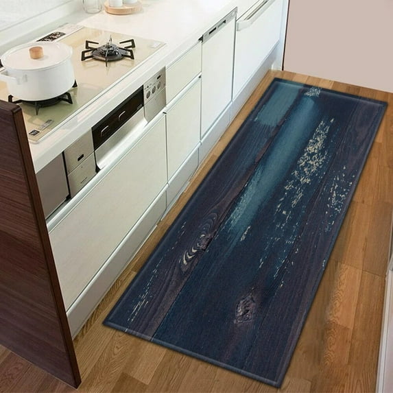 Wood Grain Plank Printing Pattern Floor Mat Entrance Door Kitchen ...
