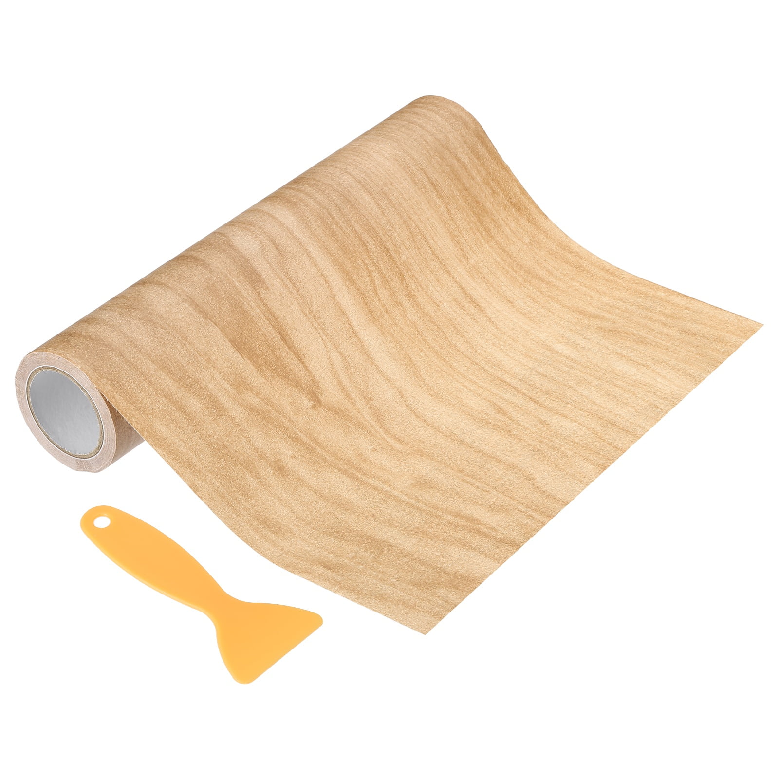 Uxcell 1 Set PE Wood Grain Repair Tape 8" x 14.99' Self-Adhesive Wood ...