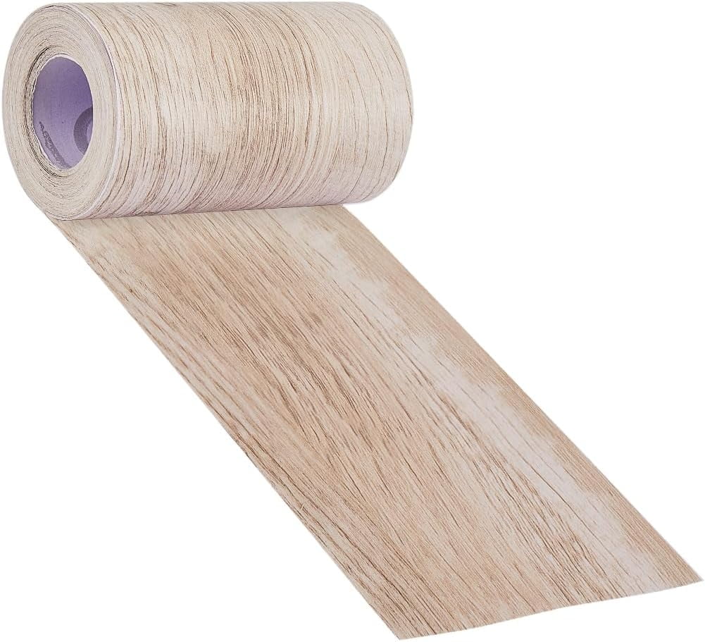 Wood Grain Tape 3.94 inch x 33 feet Self-Adhesive Realistic Wood Duck ...