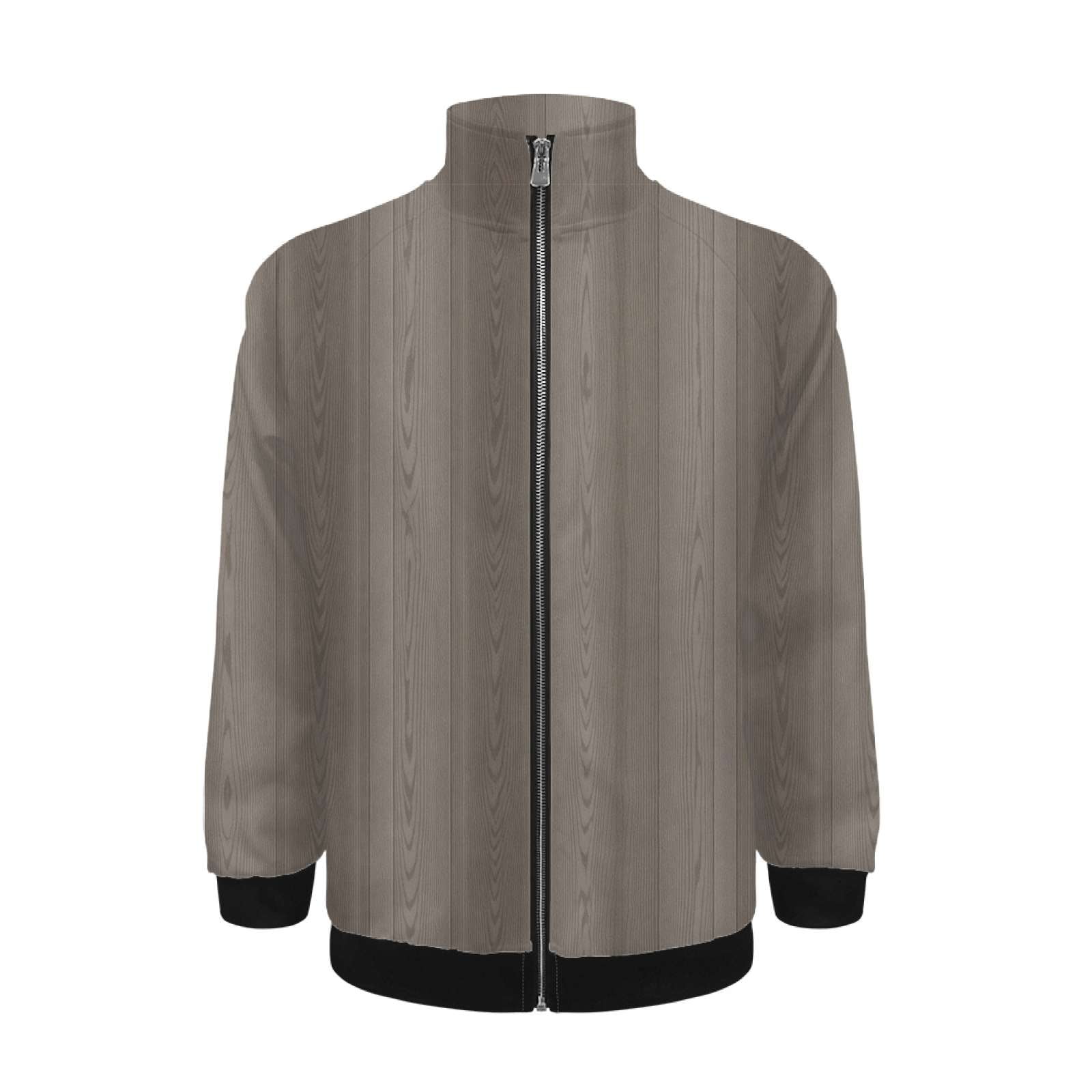 Wood Grain Texture Jacket Men's Street Cool Long Sleeves Coat ...