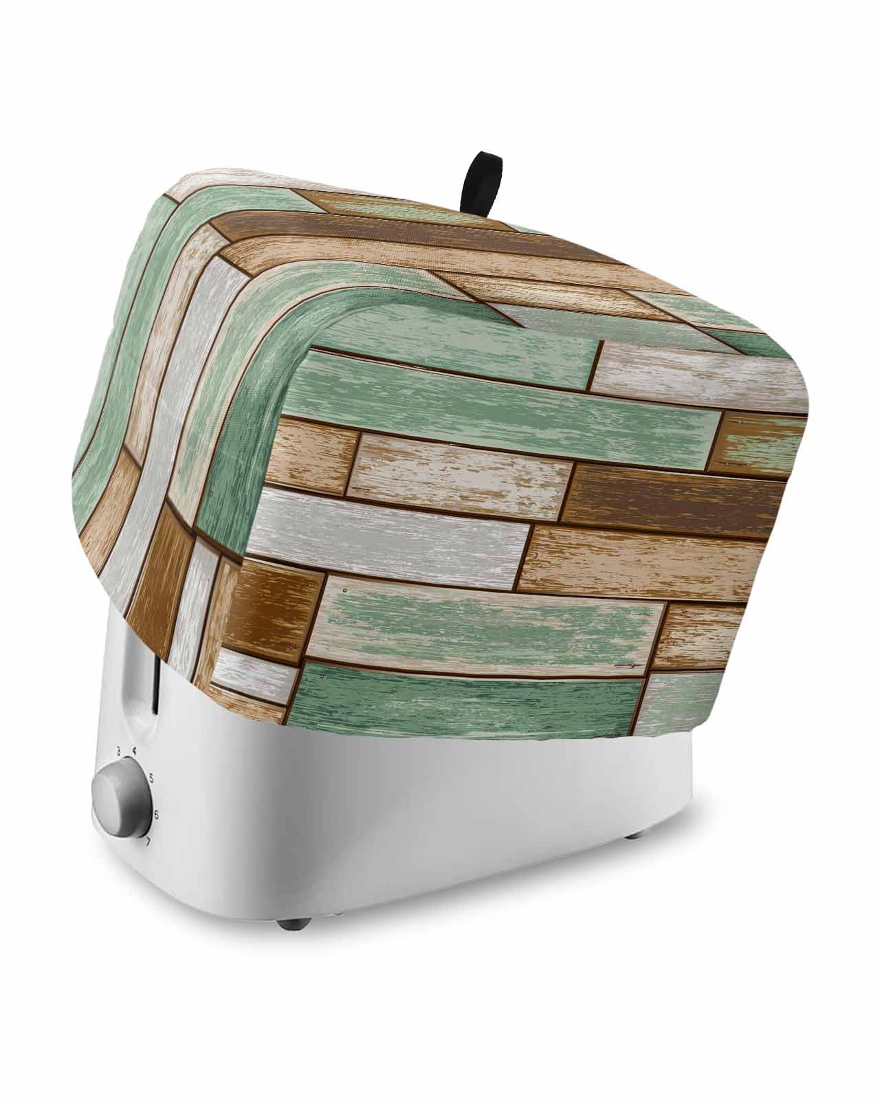 Wood Grain Toaster Cover 4 Slice, Rustic Farmhouse Style Wood Plank ...