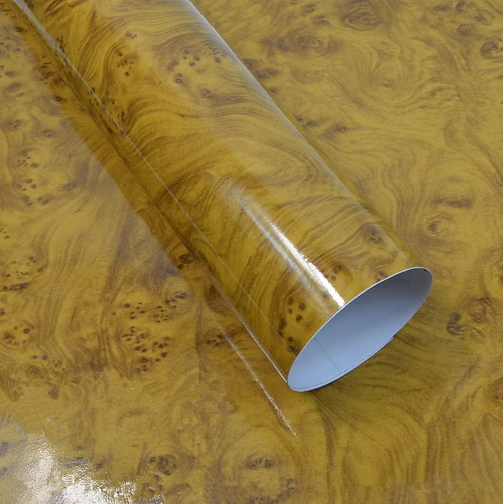 Wood Grain Vinyl Sticker Decal Roll Car Interior Home Office Furniture ...