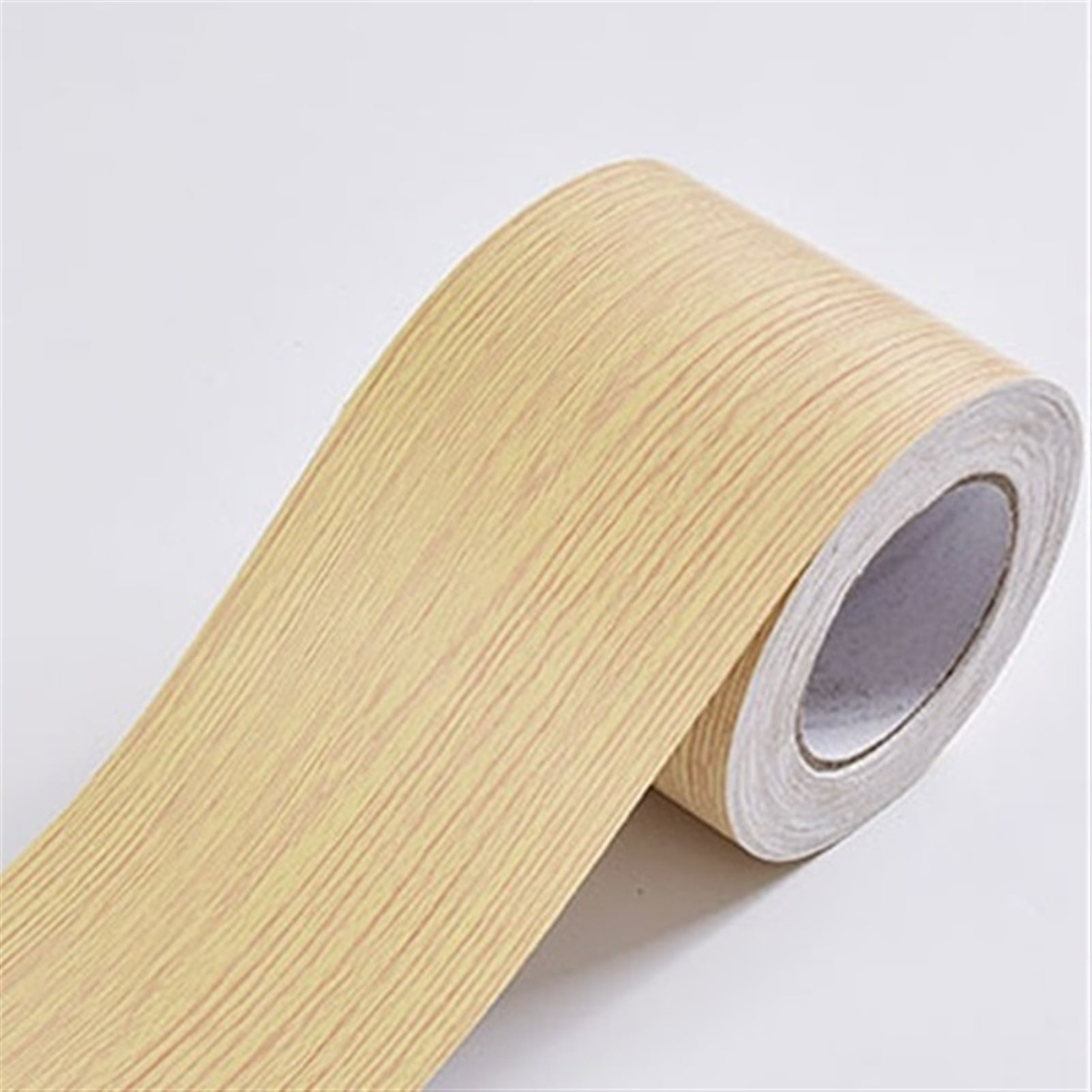 Wood Grain Waist Line Baseboard Wall Stickers Living Room Bathroom ...