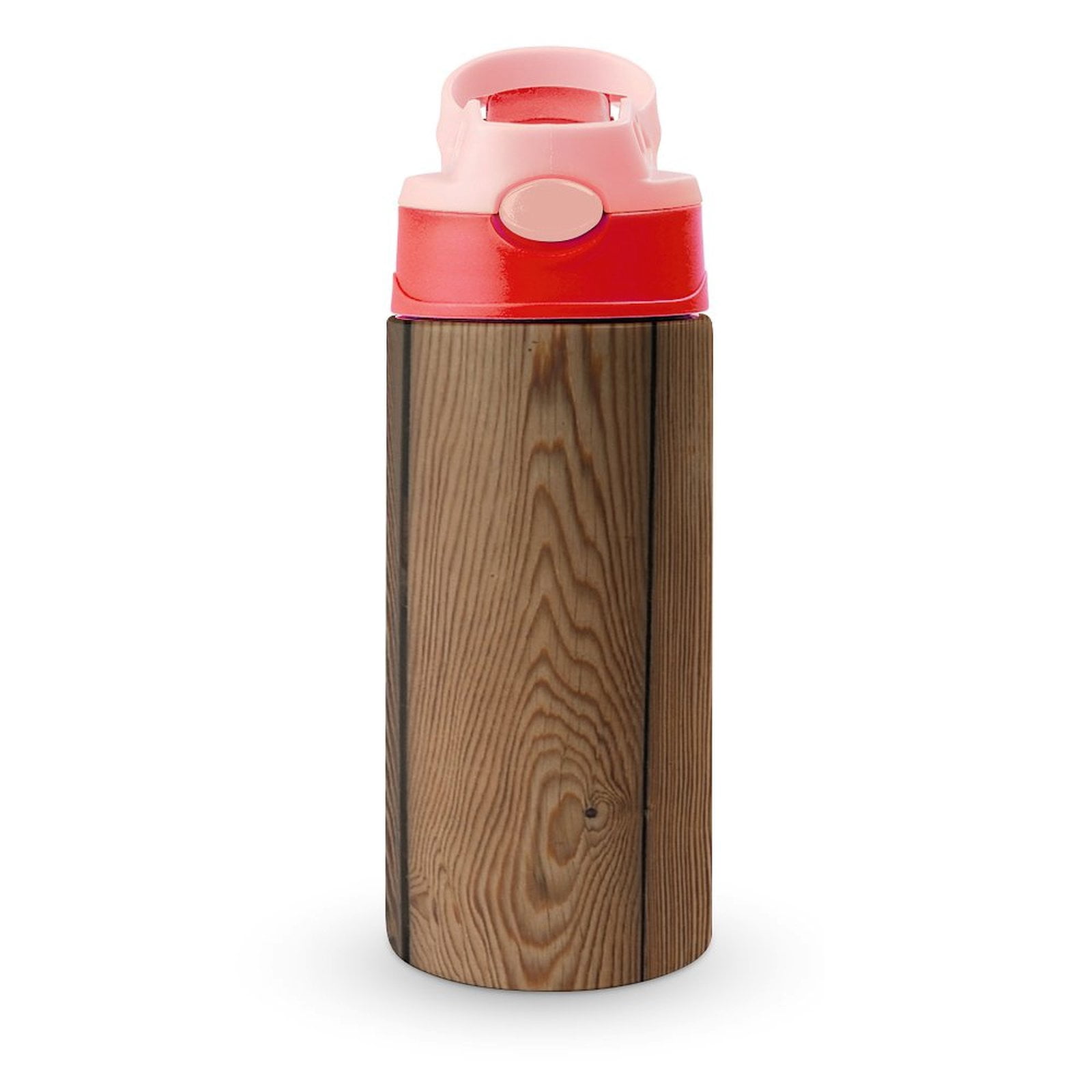 Wood Grain Water Bottle with Straw And Lid Stainless Steel Insulated ...