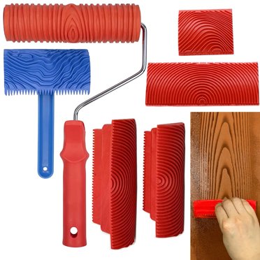 Natural Wood Grain Maker Ms6 Rubber Wood Grainer Pulling Brush ...