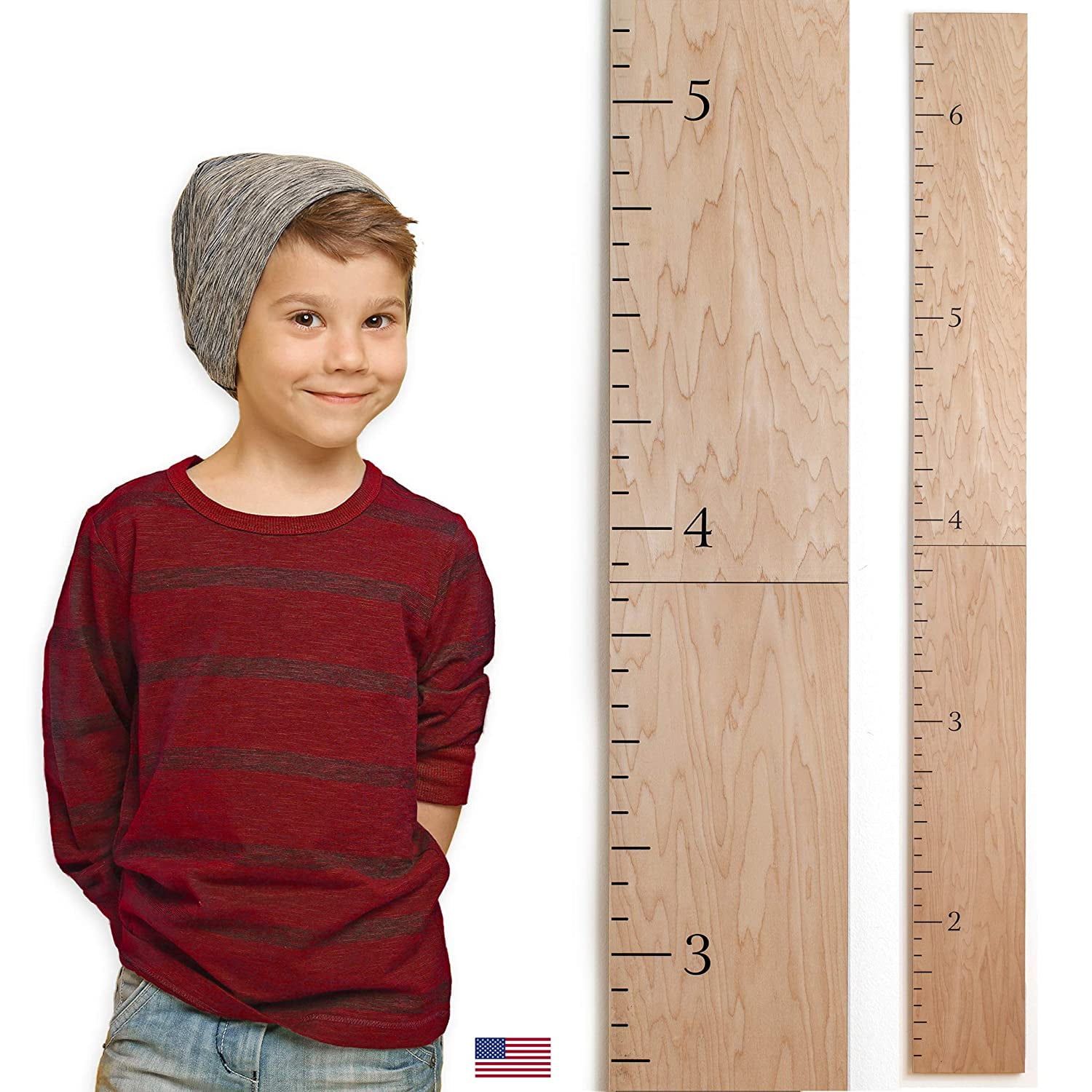 Wood Growth Chart for Wall - Growth Chart Wood Growth Chart for Kids ...