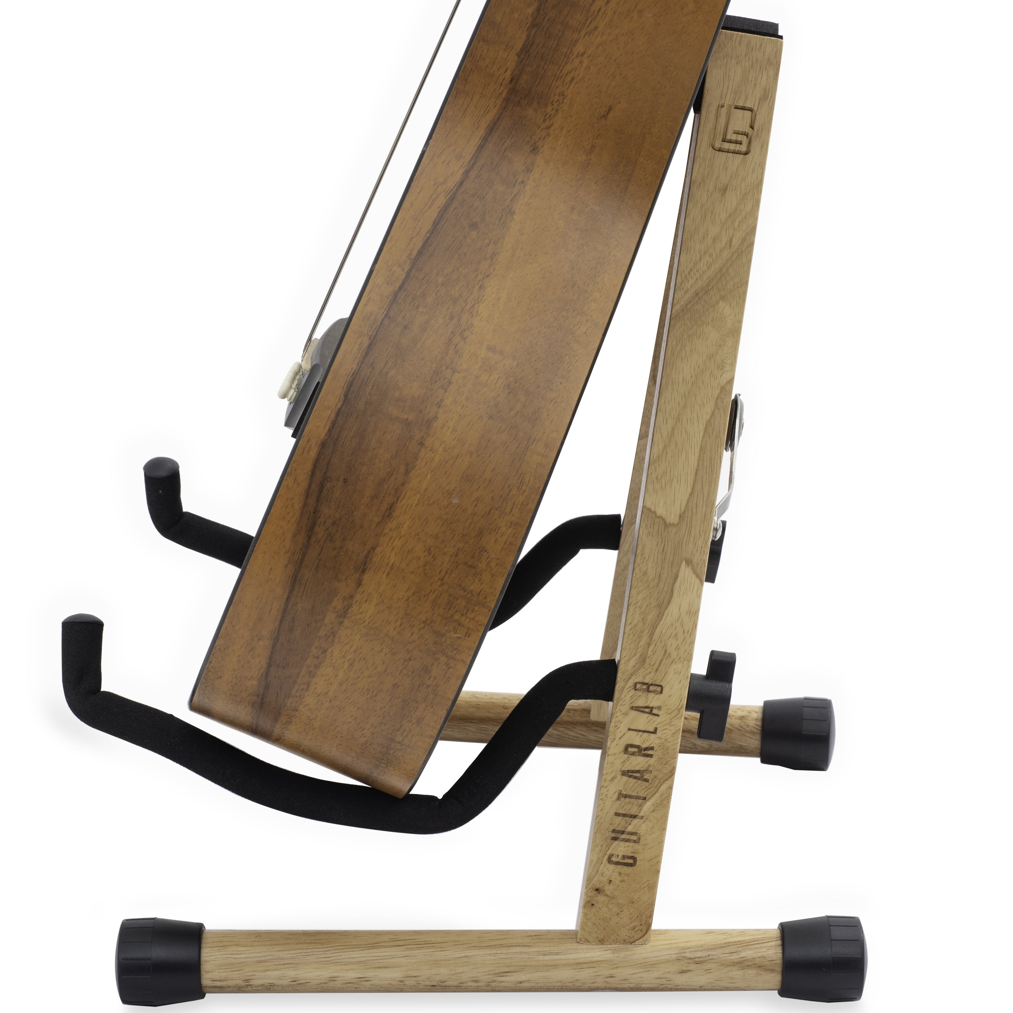 Wood Guitar Stand by Guitar Lab | Folding Electric Guitar Holder with ...