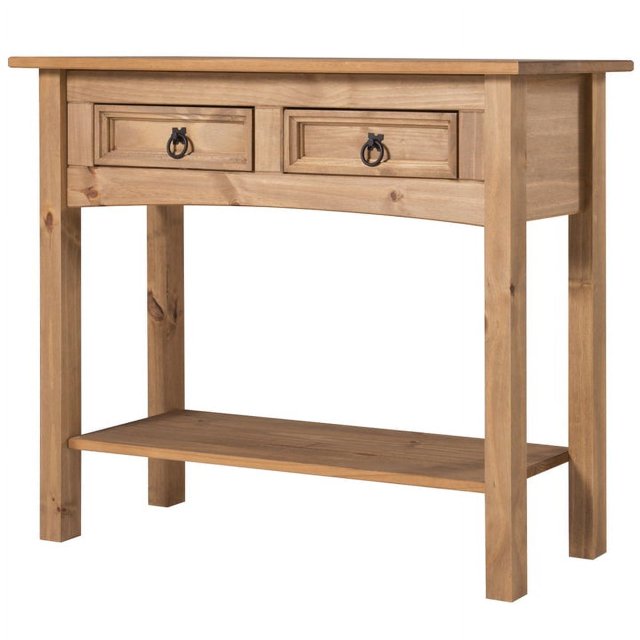 Wood Hall Table Console 2 Drawers Corona | Furniture Dash COR934 ...
