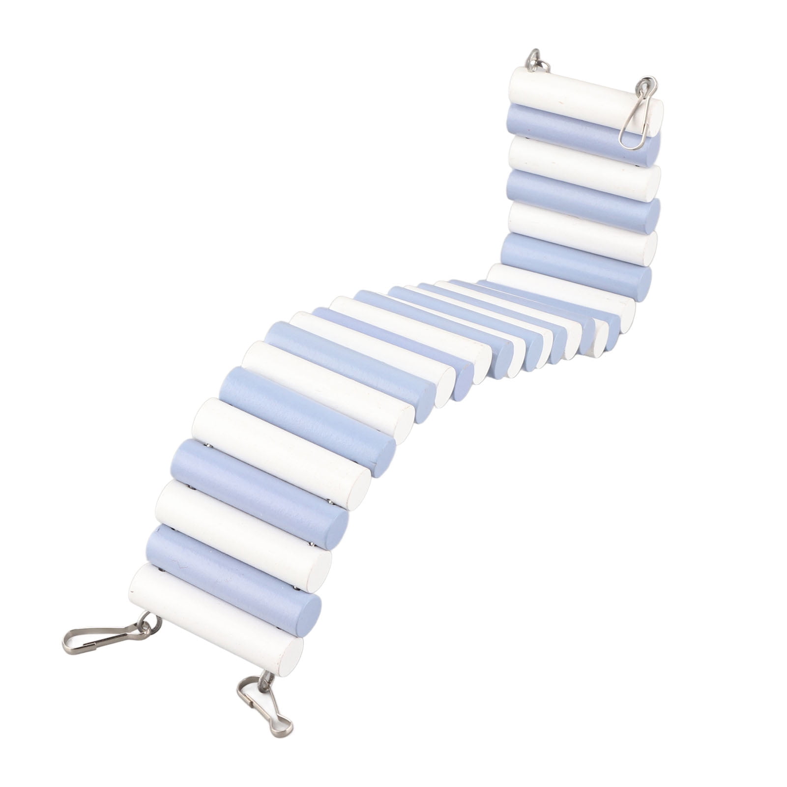 Wood Hamster Arch Bridge Bendable Colorful Small Animal Climbing Ladder ...