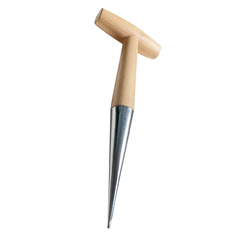 Wood Hand Dibber Garden Planting Tools Gardening Hole Punch Top ...