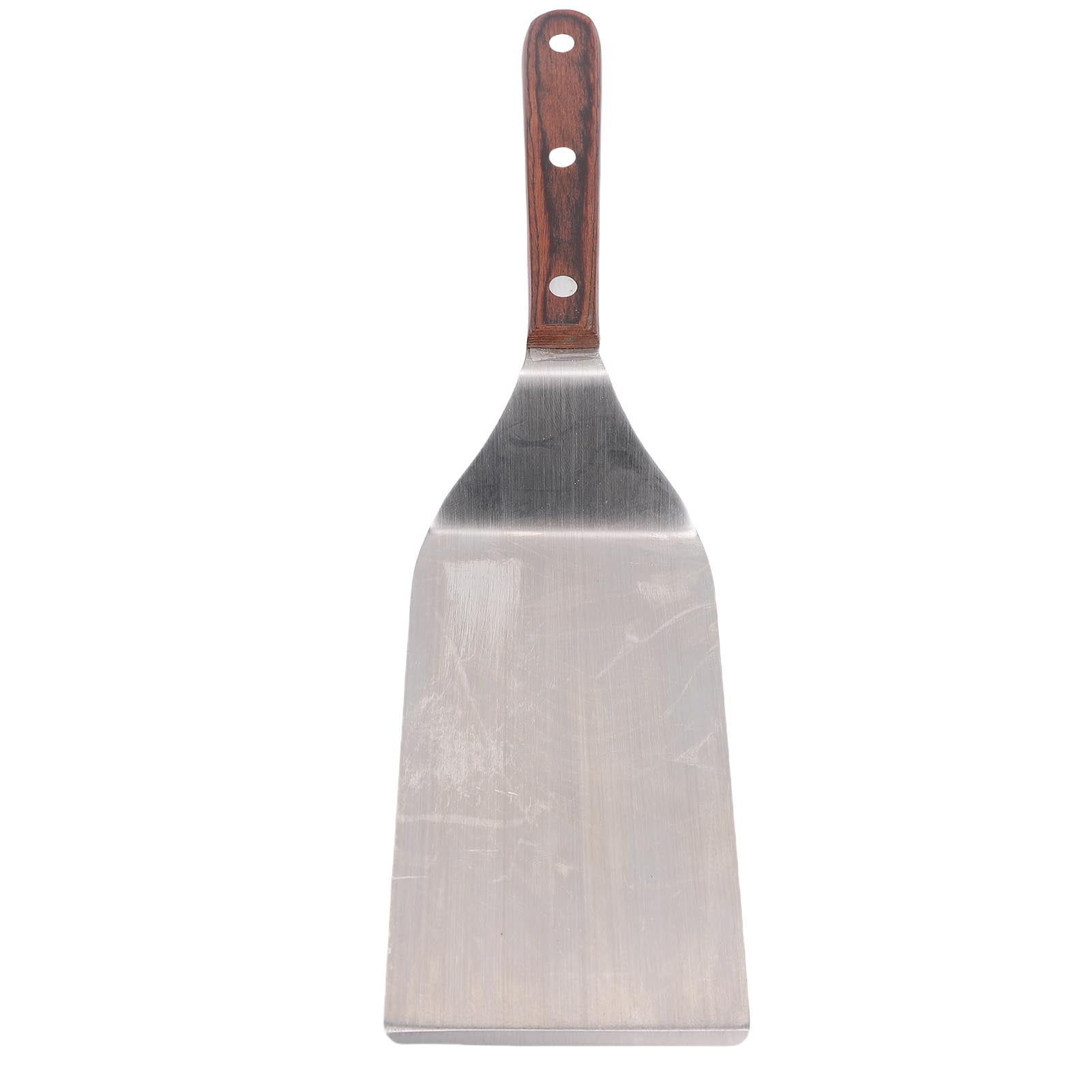 Wood Handle Frying Spatula, Stainless Steel Grill Turner for Barbecue ...