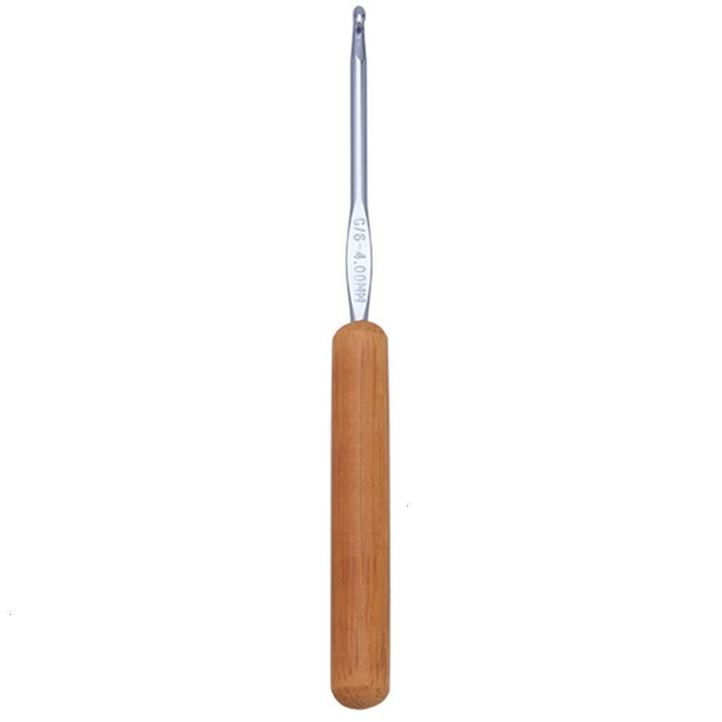 Wood Handle Tunisian Crochet Hook for Knitting Hair Braiding Rug Carpet ...