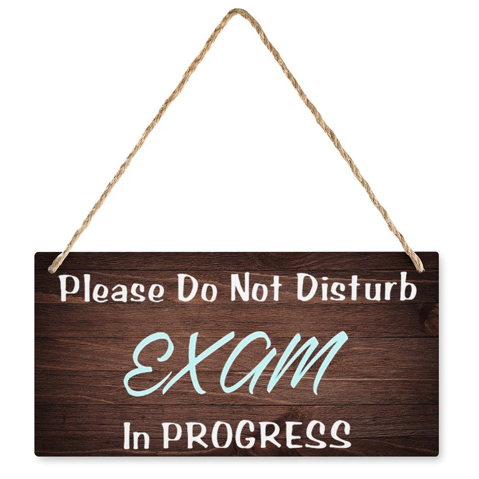 Wood Hanging Decor Sign Please Do Not Disturb Exam In Progress Wood ...
